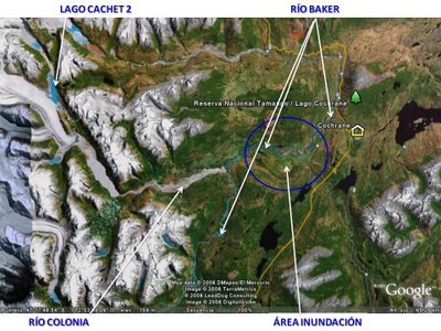 «Tsunami fluvial» al discurrirse agua de un lago a un río – Walk ...